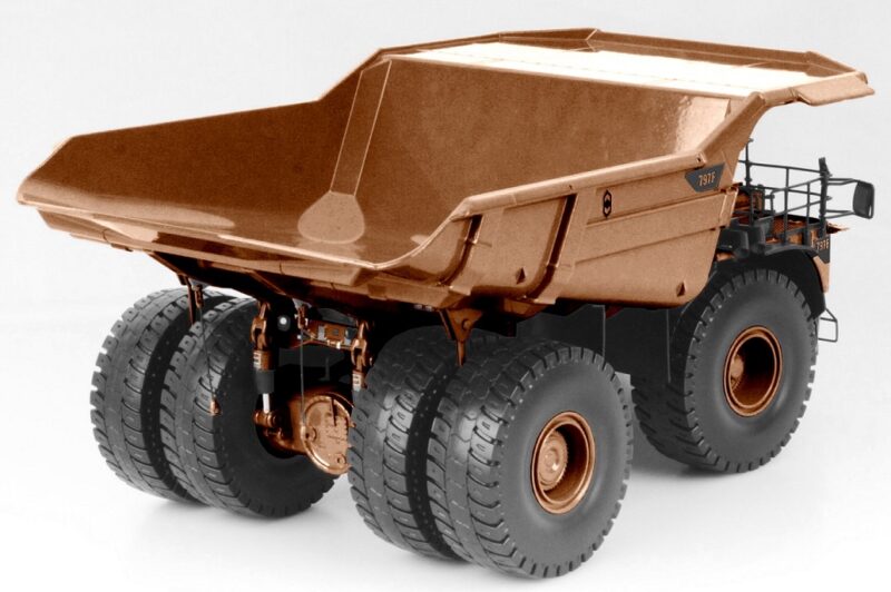 1:50 Scale Caterpillar 797 Mining Truck - Copper Finish